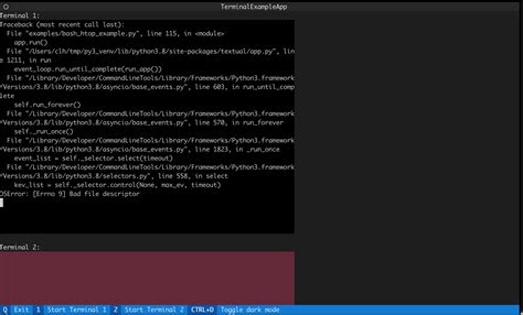 Not Working On Mac Systems Issue Mitosch Textual Terminal Github