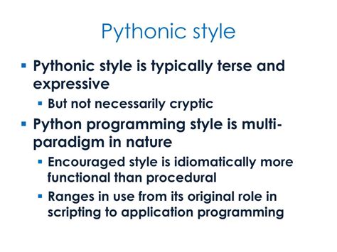 PPT Python Foundation A Programmer S Introduction To Python Concepts Style PowerPoint