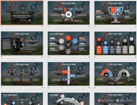 Gender Equality Powerpoint Template 55627