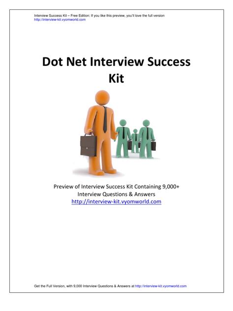 Dotnet Interview Success Kit Pdf Component Object Model C Sharp Programming Language