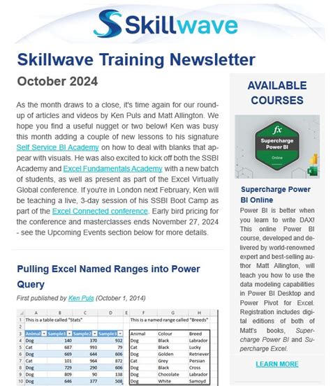 Skillwave Training On Linkedin Powerquery
