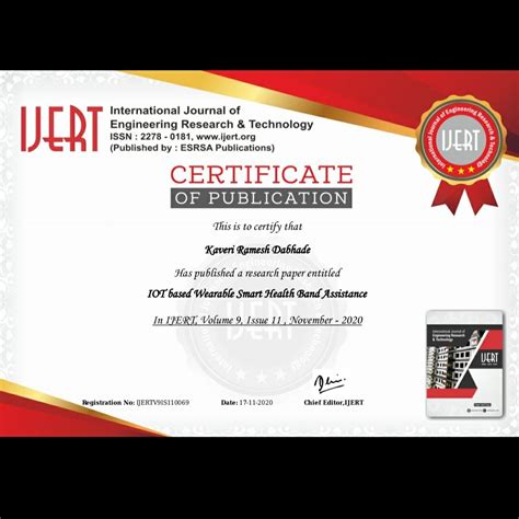 Kaveri Dabhade On Linkedin Research Paper Published On Iot Based