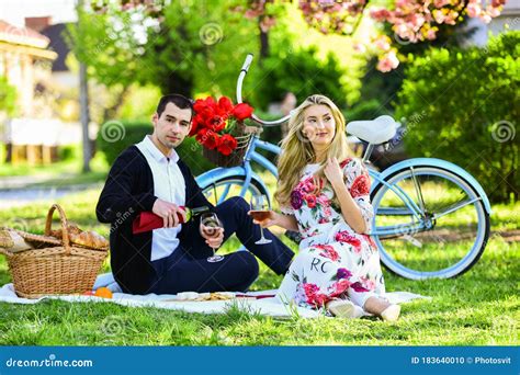 Couple In Love Celebrate Anniversary Picnic Date Melt Her Heart