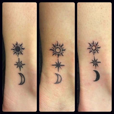 72 Best Sun Tattoo Design Ideas And Meaning 2021 Updated Moon Tattoo Wrist Moon Sun Tattoo
