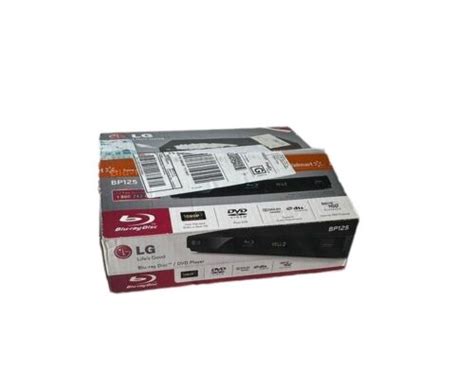 LG BP125 Compact Blu Ray DVD Disc Player 1080p Dolby New Open Box EBay