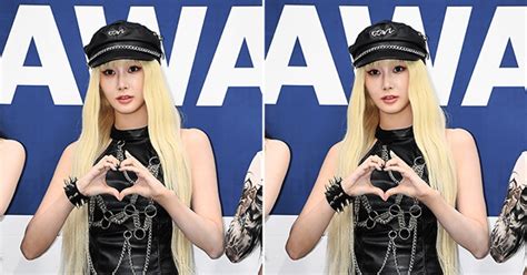 에스파 지젤 ‘뾰족뾰족 날카로운 팔찌에 가죽 재킷엔 체인이 주렁주렁 할리 데이비슨 타면 딱이야 [틀린그림찾기]