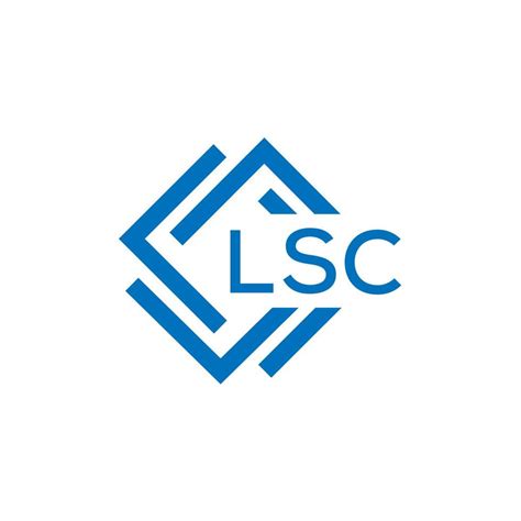 Lsc Letter Logo Design On White Background Lsc Creative Circle Letter