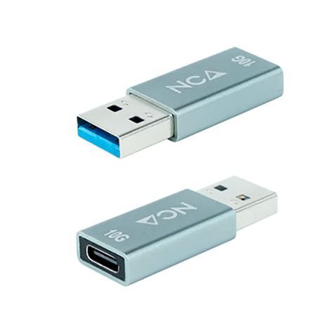 Nanocable 10 02 0013 Adaptador USB C Hembra USB A Macho 3 1 Gen 2