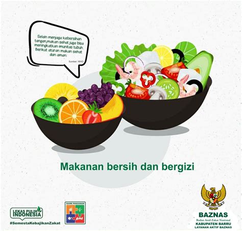 Poster Makanan Sehat Dan Bergizi 48 Koleksi Gambar