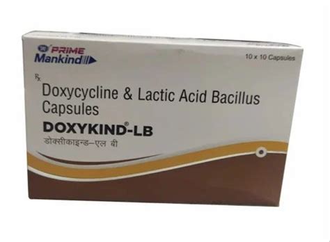 Doxykind LB Doxycycline Lactic Acid Bacillus Capsule At 100 Box Doxycycline And Lactic