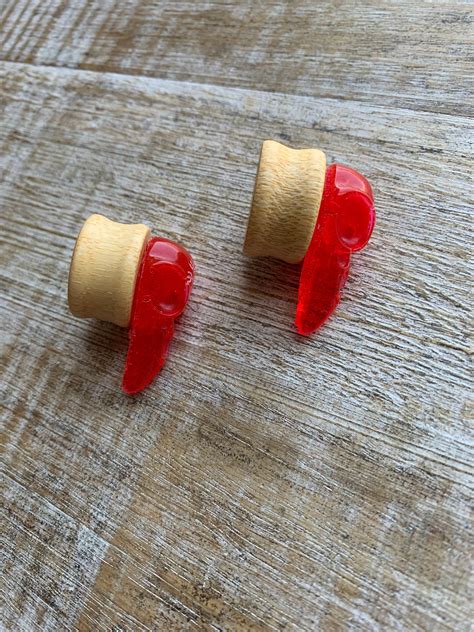 Raven Skull 202mm 1316 Plugs Bird Gauges Black Plugs Crow Etsy