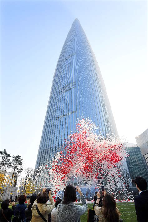 포토 국내 최고 롯데월드타워 그랜드 오픈 대한경제