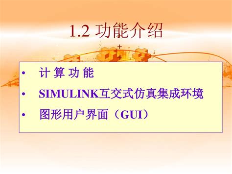 第一章 从零起步 √ 11 Matlab简介 12 Matlab功能介绍 13 Matlab基础知识 14 帮助的使用 1049