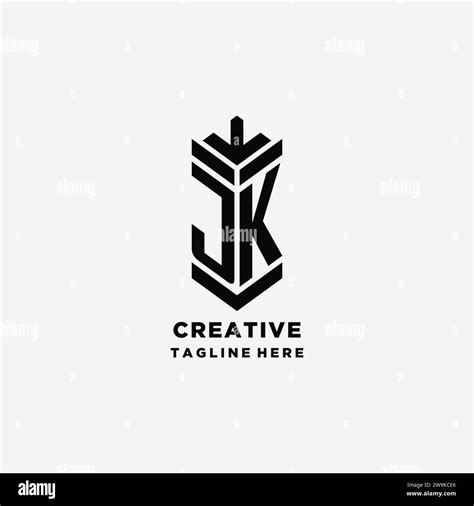 Initials Jk Shield Logo Design Creative Monogram Logo Inspiration