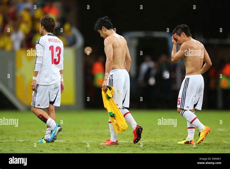 L To R Hajime Hosogai Shinji Kagawa Yuto Nagatomo JPN June 15