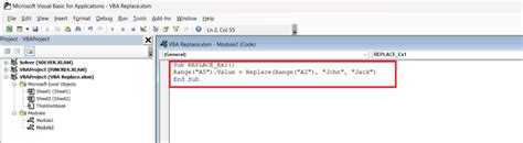 How To Use Vba Replace Function In Excel A Guide To Text Manipulation