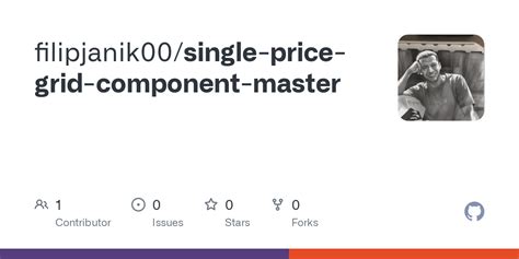 Github Filipjanik Single Price Grid Component Master