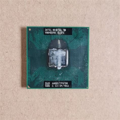 Cpu Intel Core2duo P8700 253ghz Socket Pga478bga479 สำหรับ Notebook
