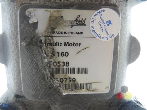 Hydraulic Motor Danfoss Omss 160 No 151f0538 Bernd Grigat Gmbh
