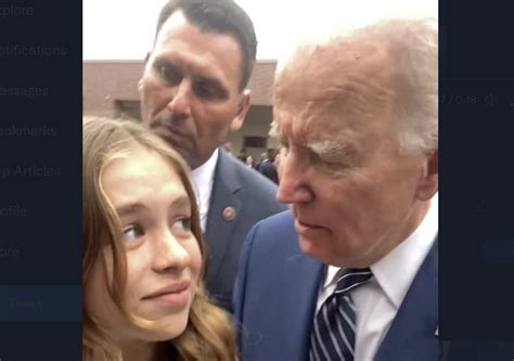 No Serious Guys Until Youre 30 Biden Says As He Touches Young Girl