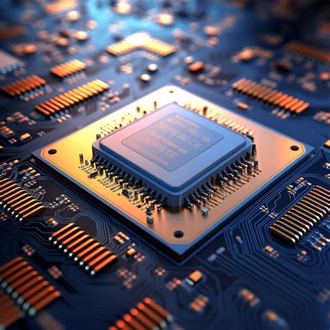 Premium Photo 3d Rendered Photo Of Microchip
