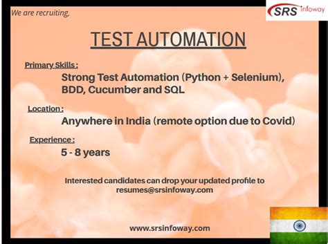 Srs Infoway On Linkedin Python Bdd Cucumber Sql