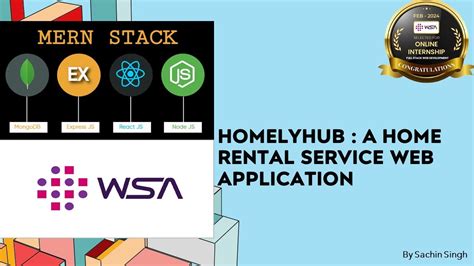 Webstack Academy Internship Homelyhub Presentation Youtube