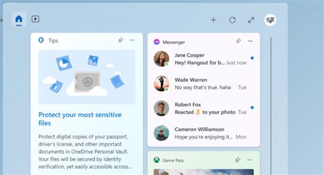 Windows Latest Update Brings Full Screen Widgets