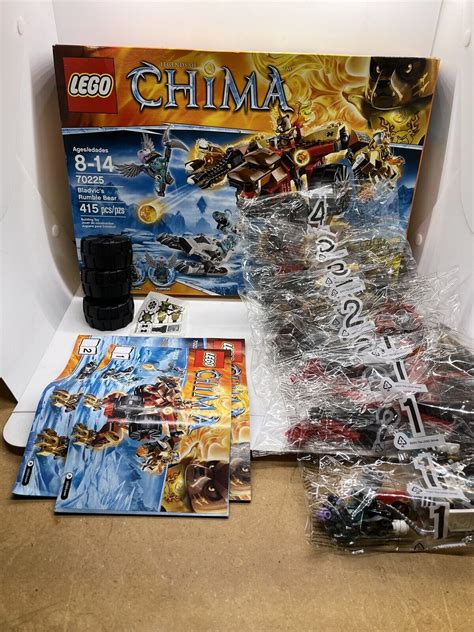 LEGO 70225 Legends of Chima Bladvic's Rumble Bear 415 Pcs. Brand New ...
