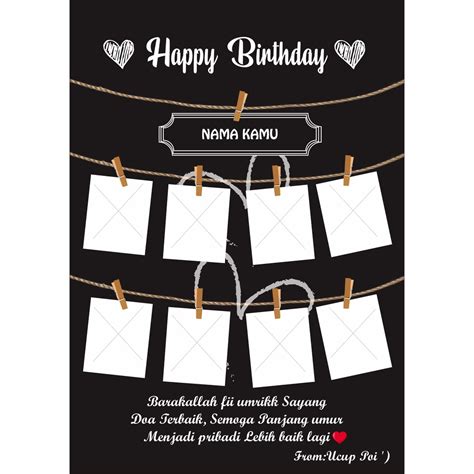 Jual Gift Ultah Custom Kado Ulang Tahun Gift Anniversary Gift