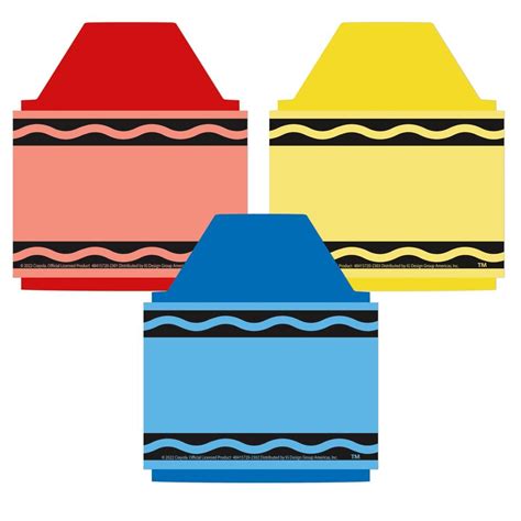 Crayons Assorted Paper Cut Outs From The Crayola Collection By Eureka