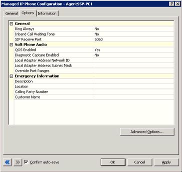 Managed IP Phones Administrator Guide Managed IP Phone SIP Soft Phone Configuration Options