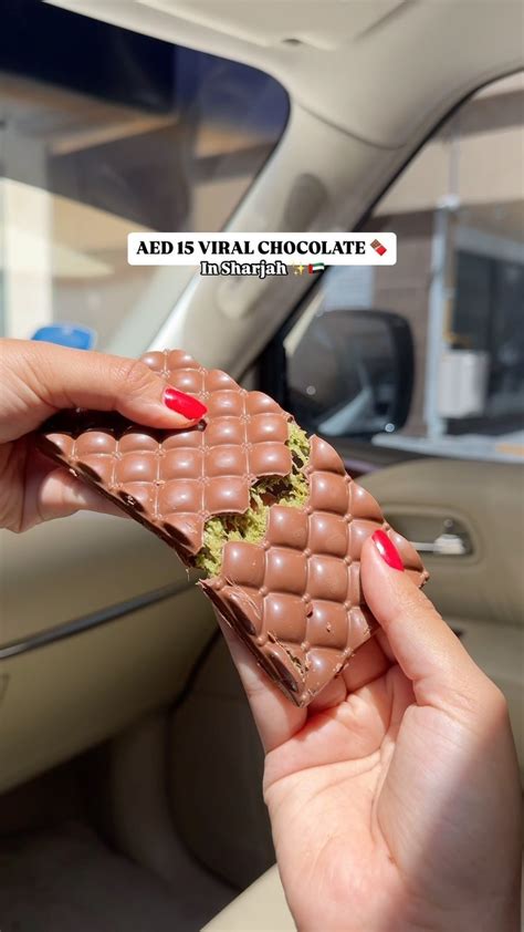 Dubais Viral Crunchy Pistachio Kunafa Chocolate Bar Is Mouth