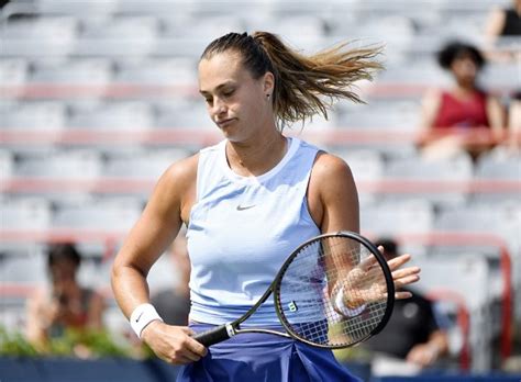 25 Year Old Belarusian Tennis Beauty Aryna Sabalenka Gives Dolphin