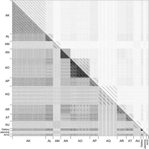 Nucleotide Sequence Comparison Of Arthrobacter Phages Dot Plot Of