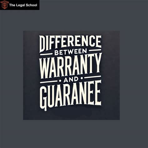 Difference Between Warranty And Guarantee