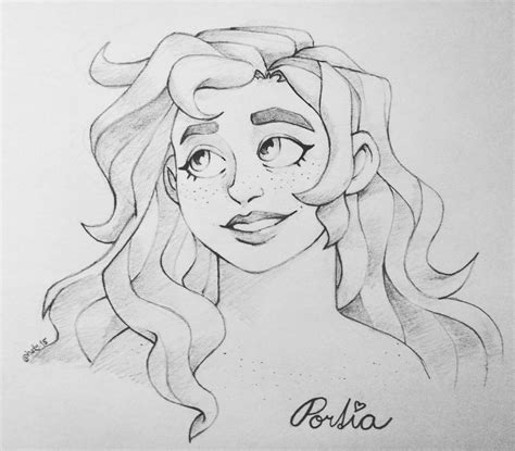 Portia With Her Hair Down💙💙💙 The Arcana Visual Novel Amino