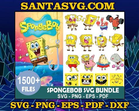 SpongeBob Bundle SVG SpongeBob SVG SpongeBob Font SpongeBob Png Spongebob Svg Welcome To