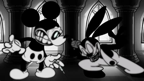 FNFBurning In Hell But Mickey Mouse And Oswald Sings It YouTube