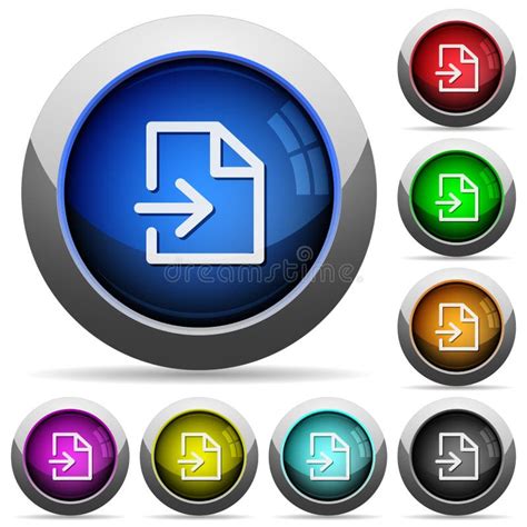 Import Button Stock Illustrations 4061 Import Button Stock
