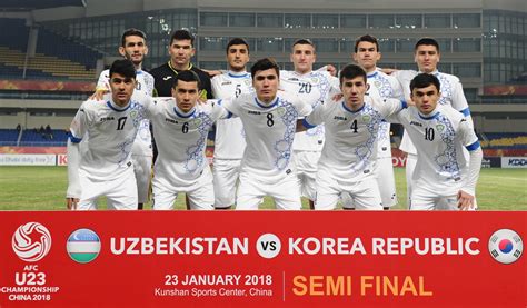 Uzbekistan U23 Squad Semi Final