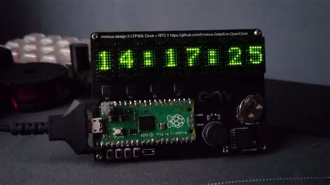 This Raspberry Pi Pico Clock Project Features A Custom Pcb Rtomshardware