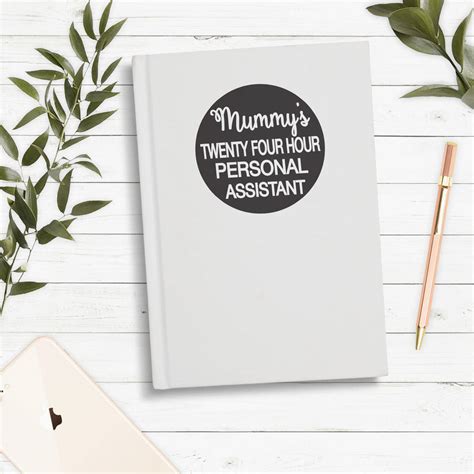 Personalised Personal Assistant For Mum Notebook By Allihopa