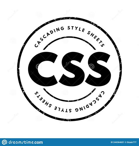 Css Cascading Style Sheets Language Used For Describing The
