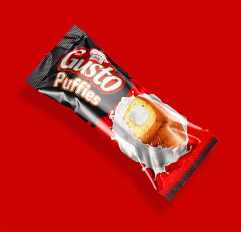Cici Gusto Puffies We On The Go Digital Art Photography Bakery Packaging Packaging Design
