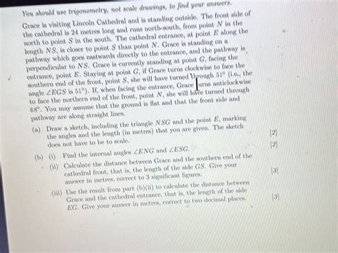 You Should Use Trigonometry Not Scale Studyx