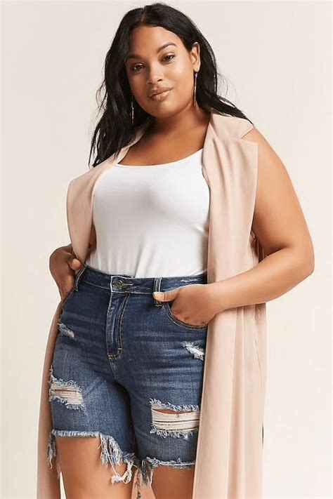 Plus Size Denim Shorts Outfits Brenton Sargent