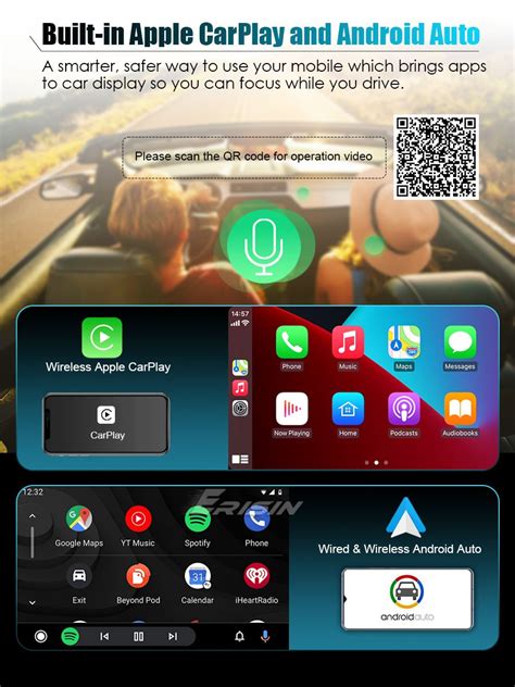 Erisin ES8992B 9 8 Core 4GB 64GB Android 13 Car GPS Stereo For