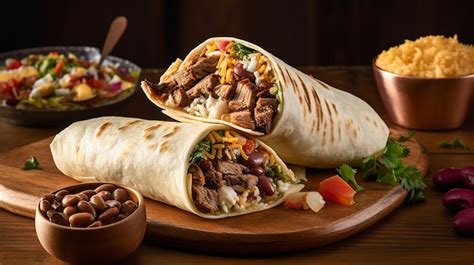 Premium Ai Image Burrito Visually Enticing Photograph