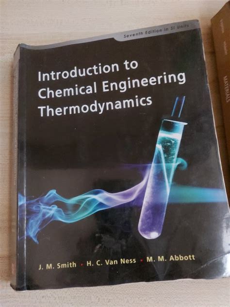 Introduction To Chemical Engineering Thermodynamics Hobbies And Toys
